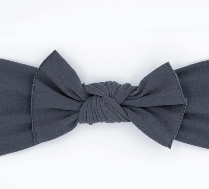 Little Bow Pip - Charcoal Pippa Bow – NORA & KATIE